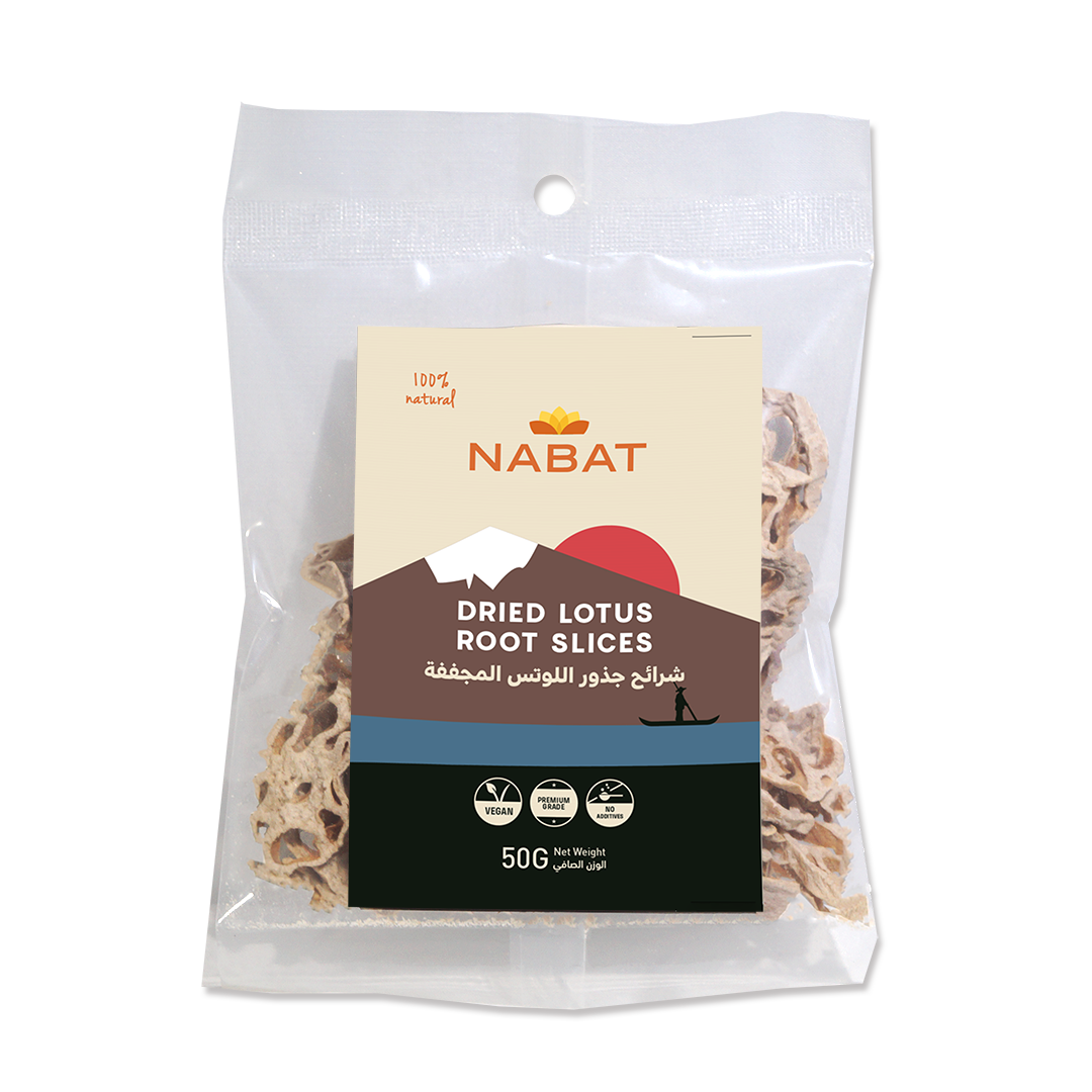 Dried Lotus Root Slices – Nabat Organic