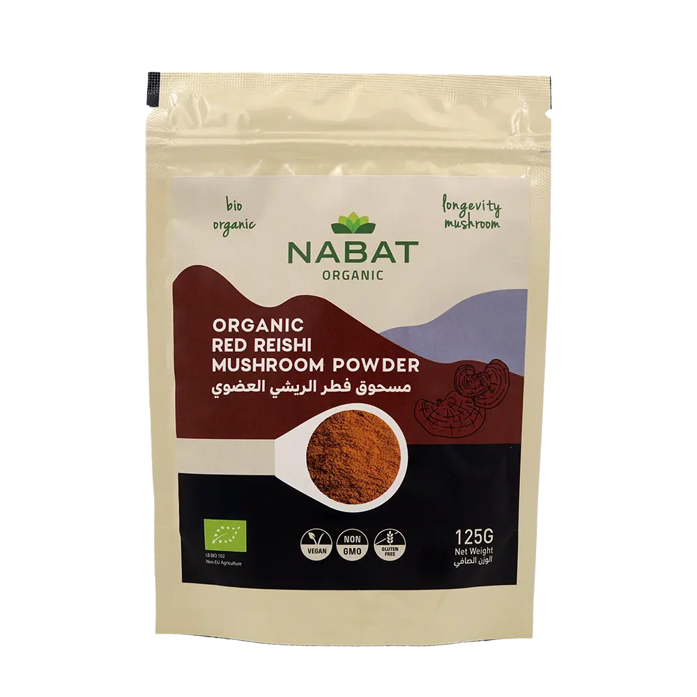 Organic Red Reishi Mushroom Powder - Nabat Organic
