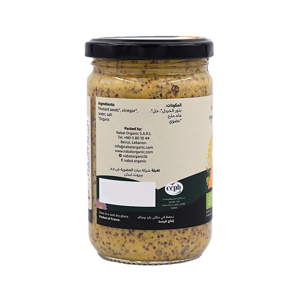 Organic Wholegrain Mustard - Nabat Organic